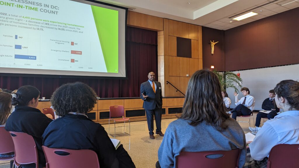 Outreach and Education with Saint John's College High School - SOME (So Others Might Eat)